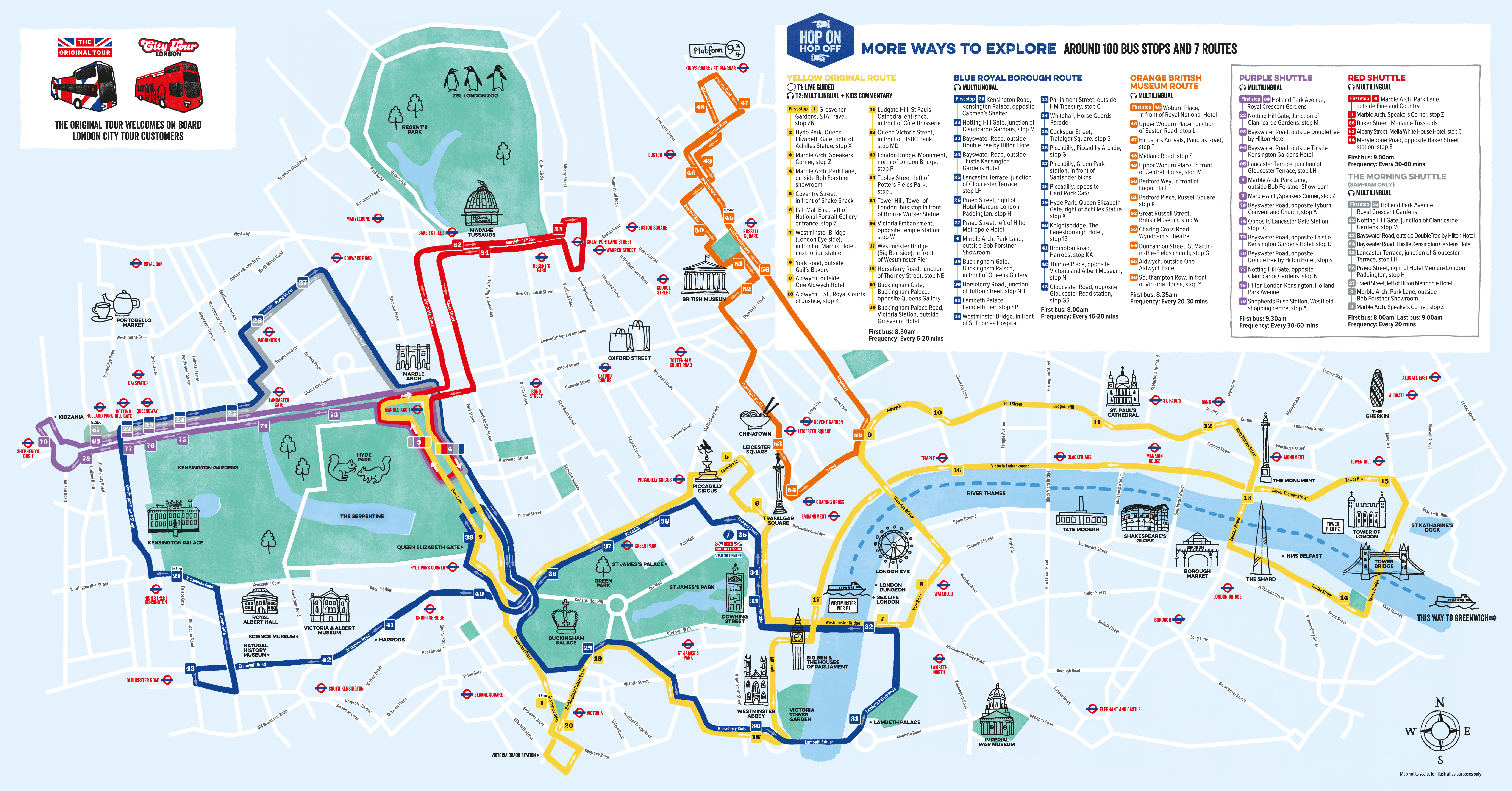 1960 London Bus Map 1960 London Bus Map
