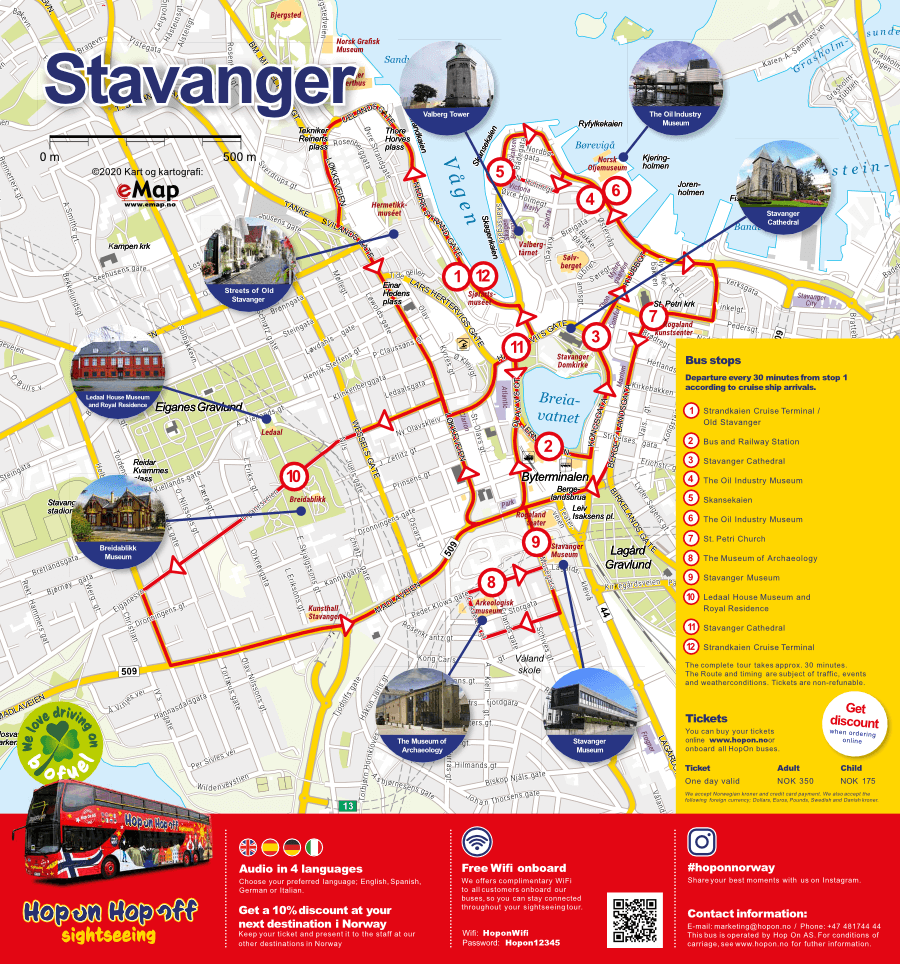 Hop On AS Stavanger Hop-On, Hop-Off Tour